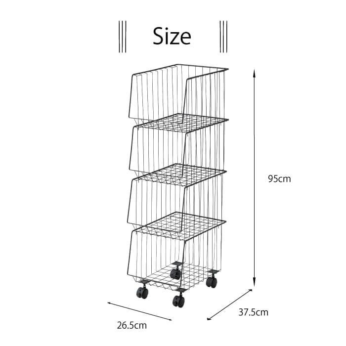 ワゴン スタッキング 4D 収納 ワゴン 4段タイプ 三段 スチール アメリカンヴィンテージ 男前 新生活 店舗 AKB-439 :azm-akb-439:Lily&Birchヤフー店 ...