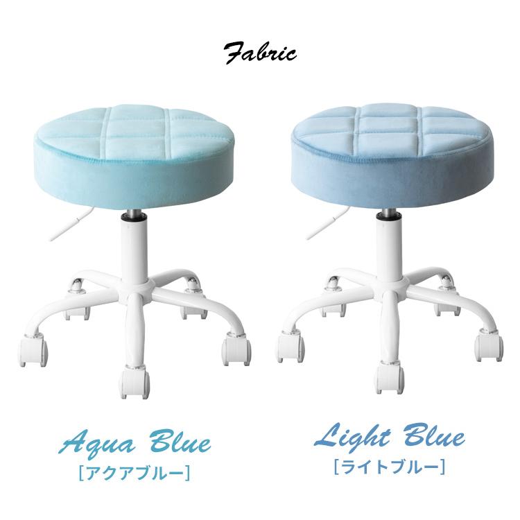 スツール 昇降スツール おしゃれ キャスター付 Efirica エフィリカ レザー ラウンド キルティング 作業用スツール イス 背もたれなし 椅子 チェア CH-K103 : myt-ch ...