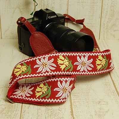カメラ ストラップ 一眼レフ レザー 本革 ミラーレス 男女兼用 お洒落 カメラベルト レディース 日本製 ラブハンズ チロルの2wayカメラ ...