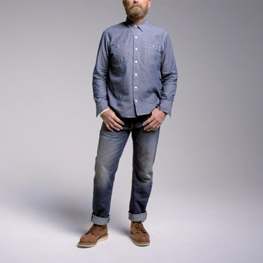 Levi's（リーバイス） LEVIS 505 REGULAR FIT STRETCH MEDIUM WASH 005051064 505 ...