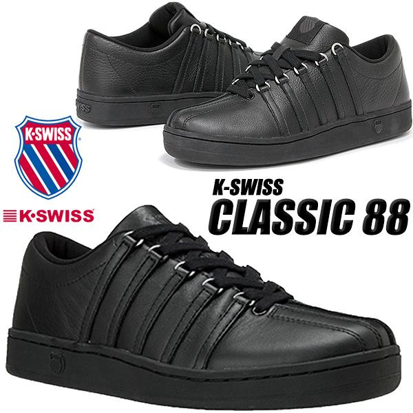 K-SWISS CLASSIC 88 BLACK(36022483) 06322-003 ケースイス クラシック ブラック レザー スニーカー シューズ : LIMITED EDT - 通販 ...