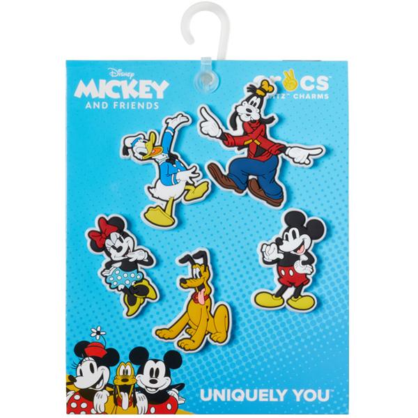 crocs JIBBITZ Disneys Mickey & Friends 5 PACK 10010001 クロックス ジビッツ チャーム ...