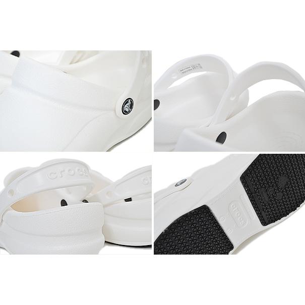 crocs BISTRO WHITE 10075-100 クロックス ビストロ ホワイト コック ドクター ナース ワークシューズ サンダル ...
