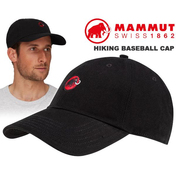 Marmot MAMMUT HIKING BASEBALL CAP BLACK 1191-00051-00253-115 マムート ハイキング ...