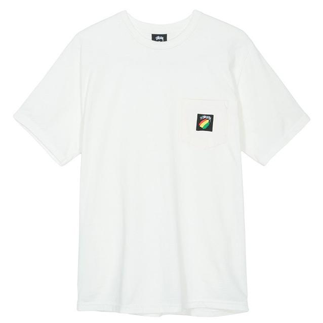 STUSSY ステューシー Tシャツ RASTA PIG. DYED PKT TEE 18HO natural T-シャツ ポケット ...