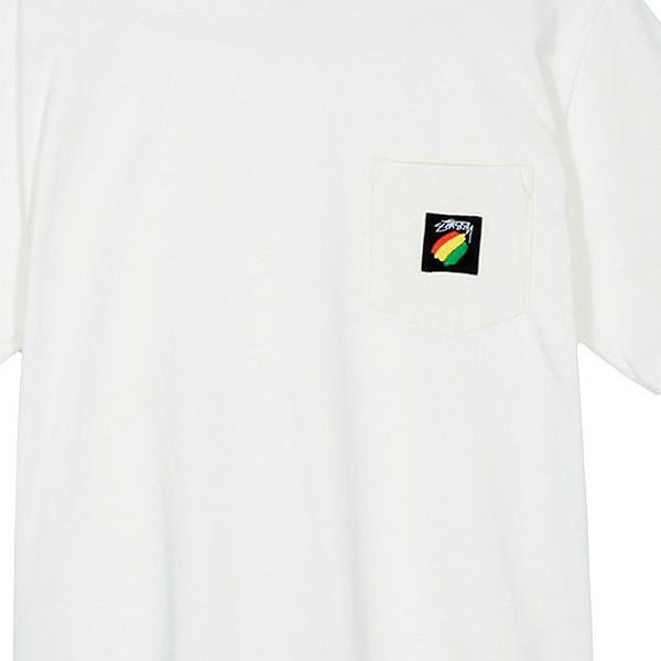 STUSSY ステューシー Tシャツ RASTA PIG. DYED PKT TEE 18HO natural T-シャツ ポケット ...