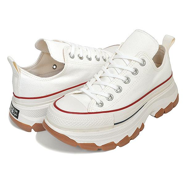 ALL STAR CONVERSE 100 TREKWAVE OX WHITE 31307110 1sd037 コンバース オールスター トレックウエーブ オックス ホワイト ロー レディース ...