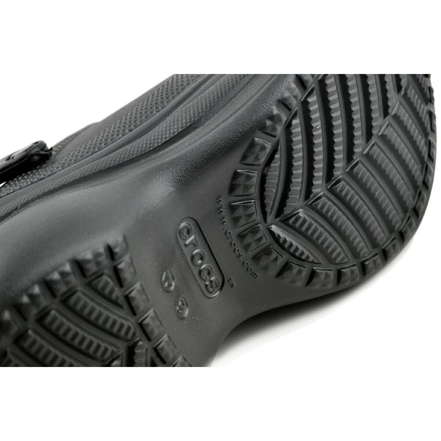 crocs CLASSIC BAE CLOG BLACK 206302-001 クロックス クラシック ベイ クロッグ ブラック 厚底 ...