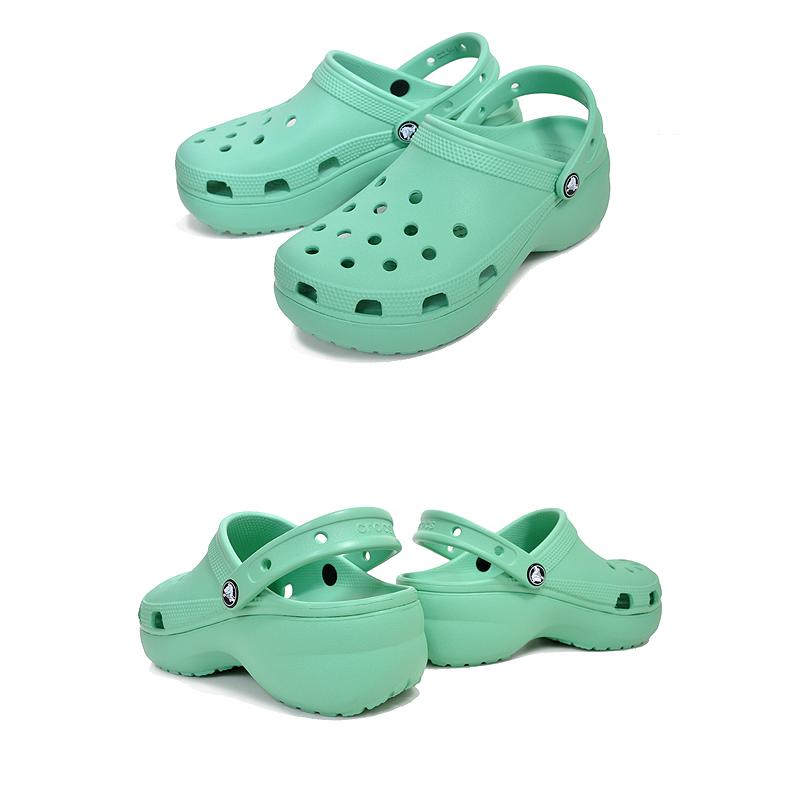 crocs CLASSIC PLATFORM CLOG W JADE STONE 206750-3ug クロックス クラシック ...