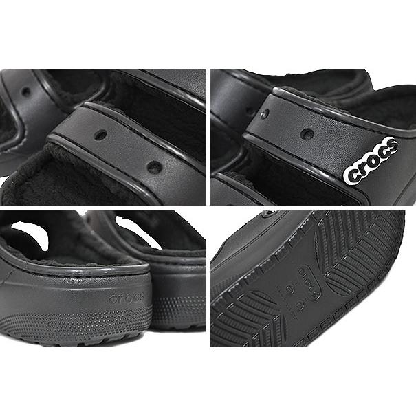 crocs（クロックス） crocs CLASSIC COZZZY SANDAL BLACK/BLACK 207446-060 クラシック ...