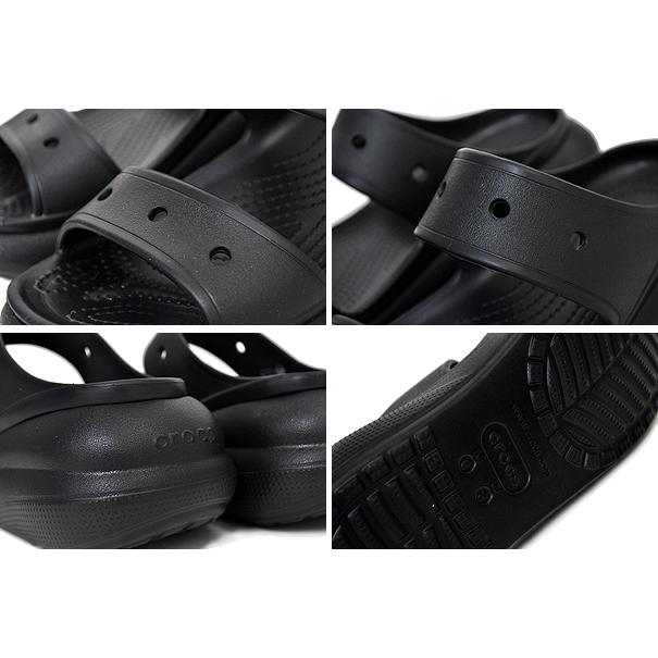 crocs（クロックス） crocs CLASSIC CRUSH SANDAL BLACK 207670-001 クラシック クラッシュ ...