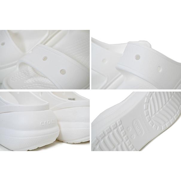 crocs（クロックス） crocs CLASSIC CRUSH SANDAL WHITE 207670-100 クラシック クラッシュ ...