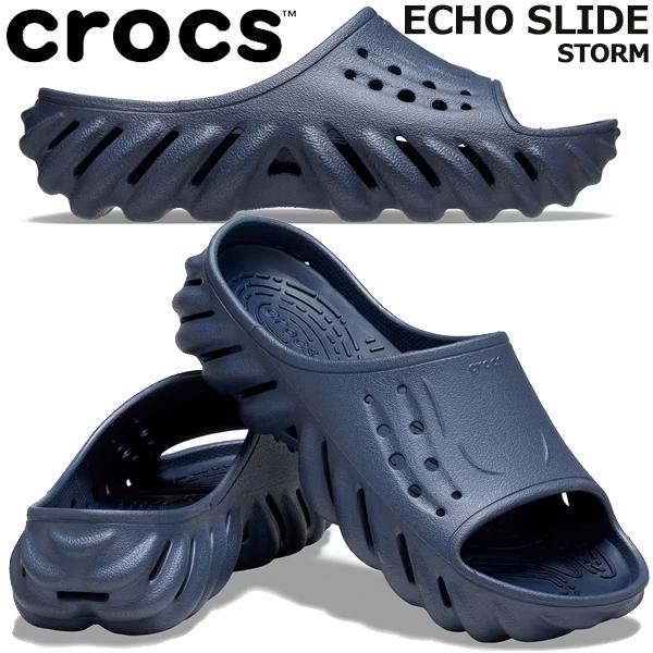 crocs（クロックス） crocs ECHO SLIDE STORM 208170-4ea エコー スライド ストーム サンダル クロス ...