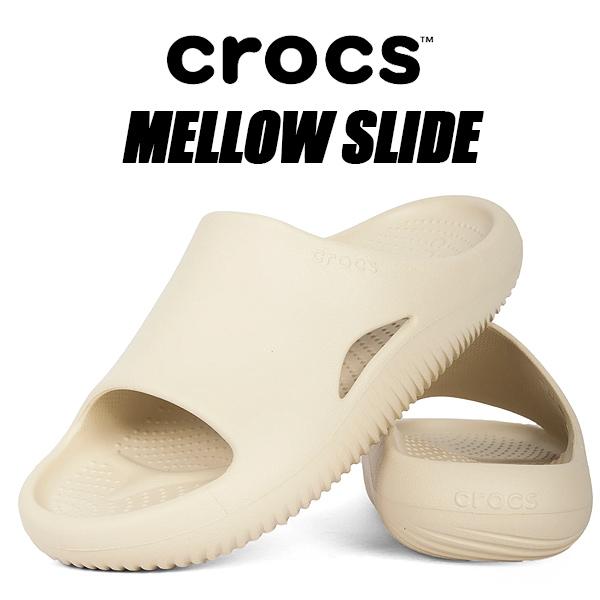 crocs（クロックス） crocs MELLOW SLIDE BONE 208392-2y2 メロウ リカバリー スライド ボーン サンダル ...