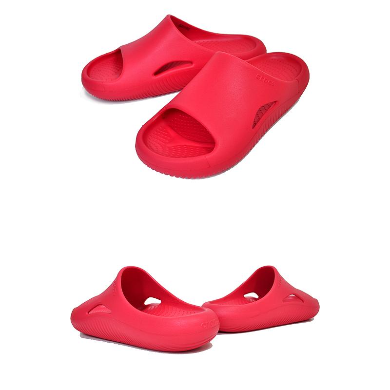 crocs MELLOW SLIDE VARSITY RED 208392-6wc クロックス メロウ リカバリー スライド バーシティー ...