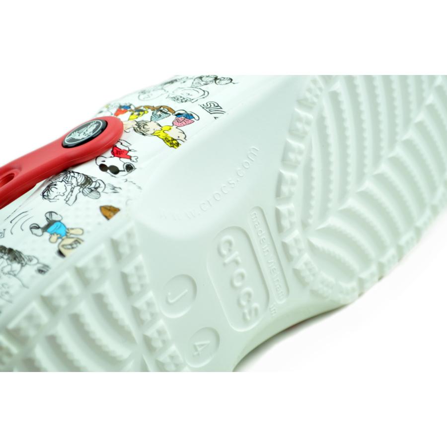 crocs PEANUTS CLASSIC CLOG KIDS WHITE/MULTI 208630-94s クロックス ピーナッツ ...