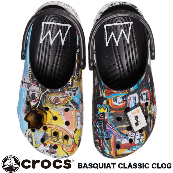 crocs BASQUIAT CLASSIC CLOG BLACK 209486-001 クロックス バスキア クラシック クロッグ ...