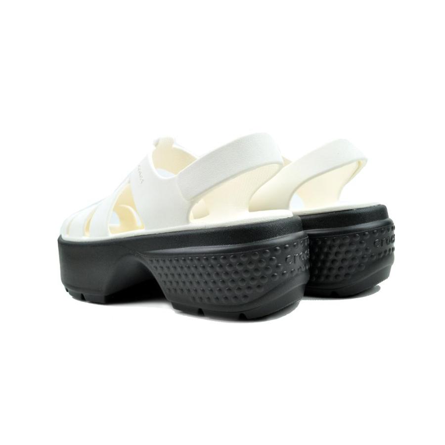 crocs（クロックス） crocs STOMP FISHERMAN SANDAL CHARK 209938-0wv ストンプ ...