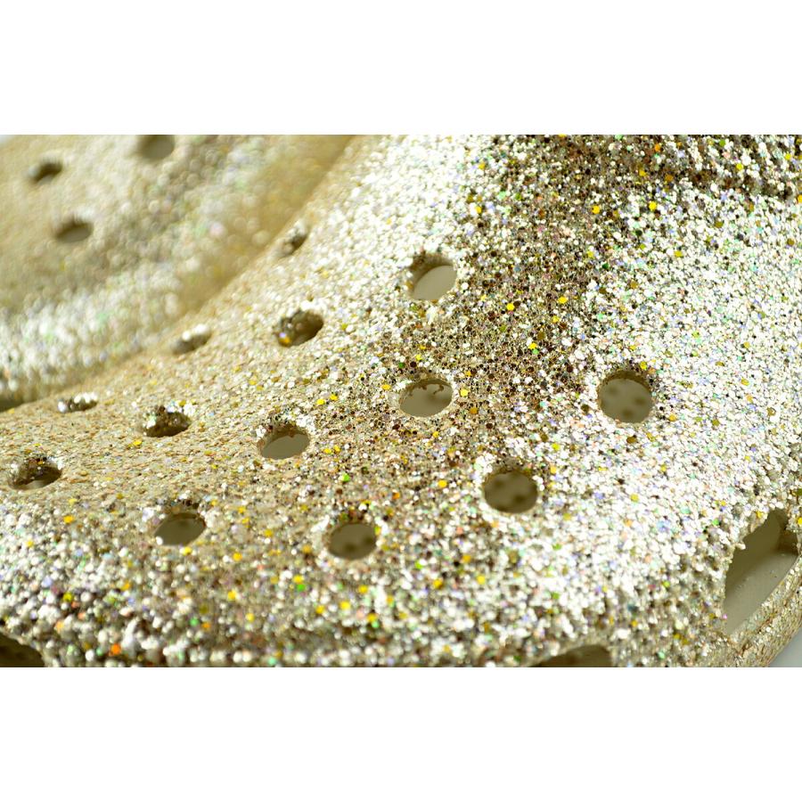 crocs（クロックス） crocs CLASSIC CHUNKY GLITTER CLOG SANDSTONE 212049-0lh ...