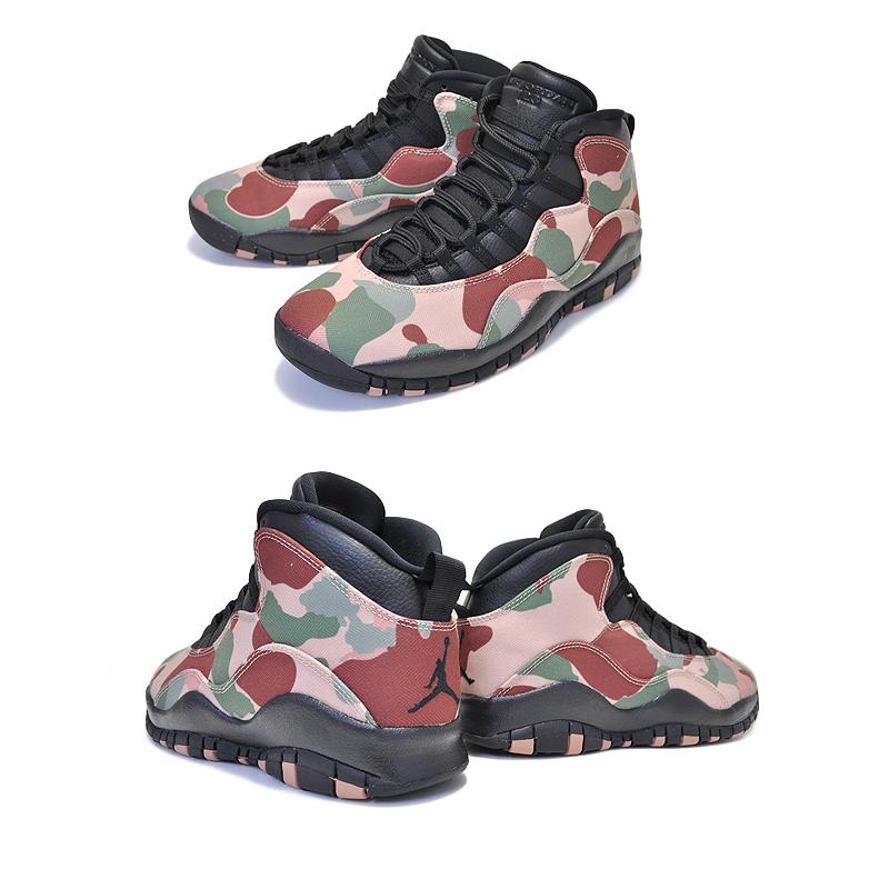 Jordan NIKE AIR JORDAN 10 RETRO DESERT CAMO desert/black-dusted clay ...