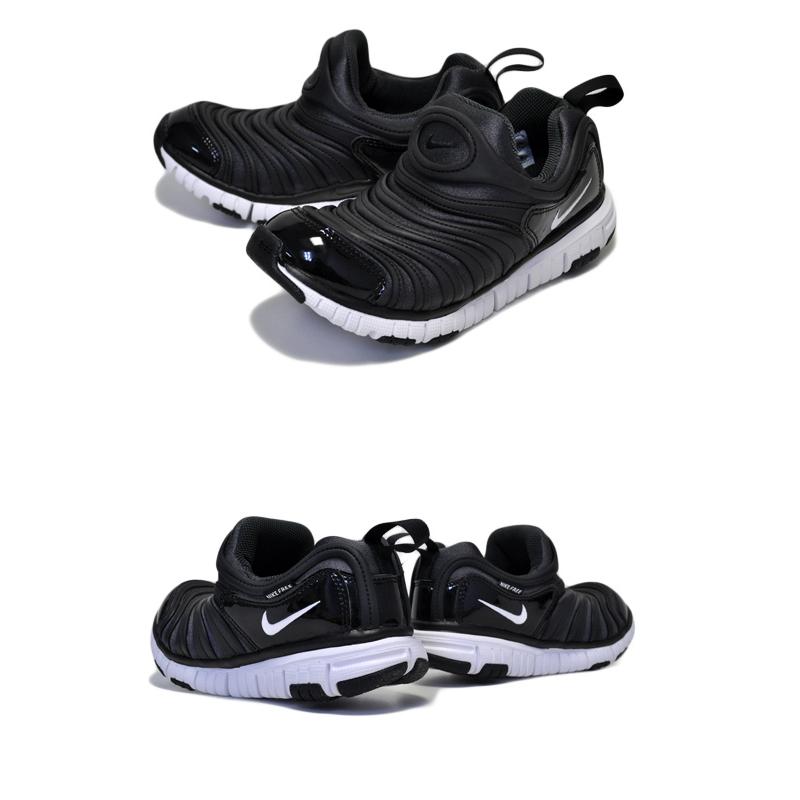 NIKE（ナイキ） NIKE DYNAMO FREE (TD) anthracite/white-black キッズシューズ 8cm〜16cm ...
