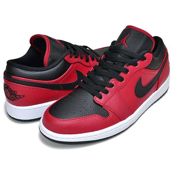 エア ジョーダン 1 NIKE AIR JORDAN LOW gym red/black-white 553558-605 BRED ナイキ ...