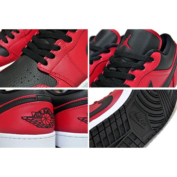 エア ジョーダン 1 NIKE AIR JORDAN LOW gym red/black-white 553558-605 BRED ナイキ ...