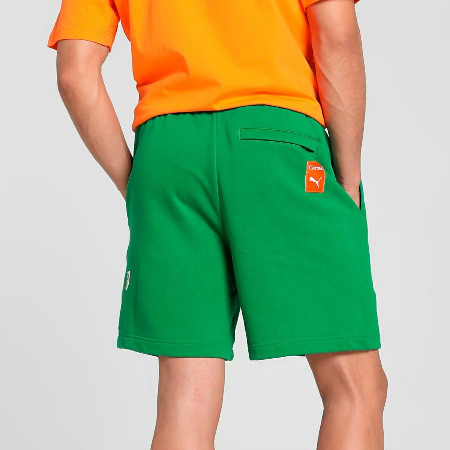 PUMA（プーマ） PUMA CARROTS SHORT GREEN 627447-86 x キャロッツ 7インチ ショーツ グリーン ハーフ ...