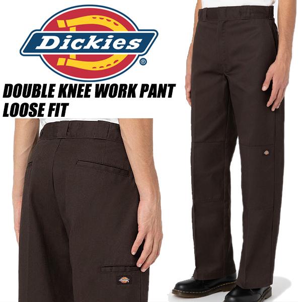 Dickies LOOSE FIT DOUBLE KNEE WORK PANT DARK BROWN ディッキーズ ルーズフィット ダブルニー 85283 ワークパンツ ダークブラウン ...