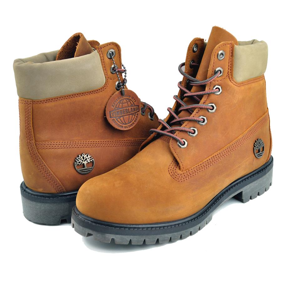 イエローブーツ Timberland 6INCH PREMIUM BOOTS MEDIUM ORANGE FULL GRAIN a2p6w-ejd ティンバーランド 6インチ プレミアムブーツ ...