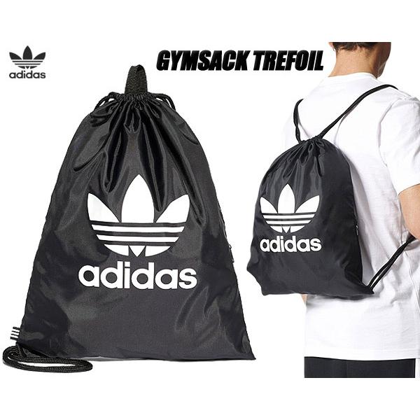 adidas Originals GYMSACK TREFOIL BLACK BK6726 NQB29 CLASSIC アディダス ...