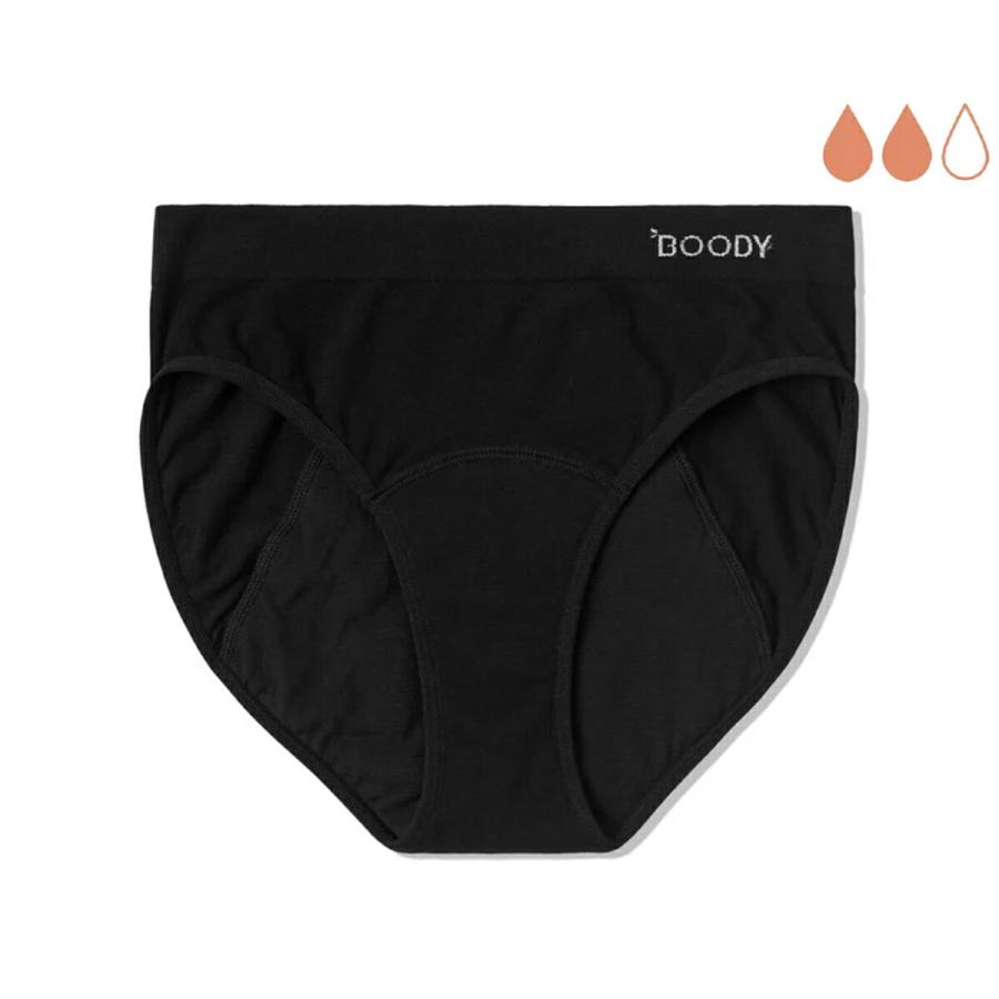 BOODY PERLOD PROOF CLASSIC BIKINI M/H BKHF ブーディ 吸水 サニタリーショーツ クラシックビキニ ...