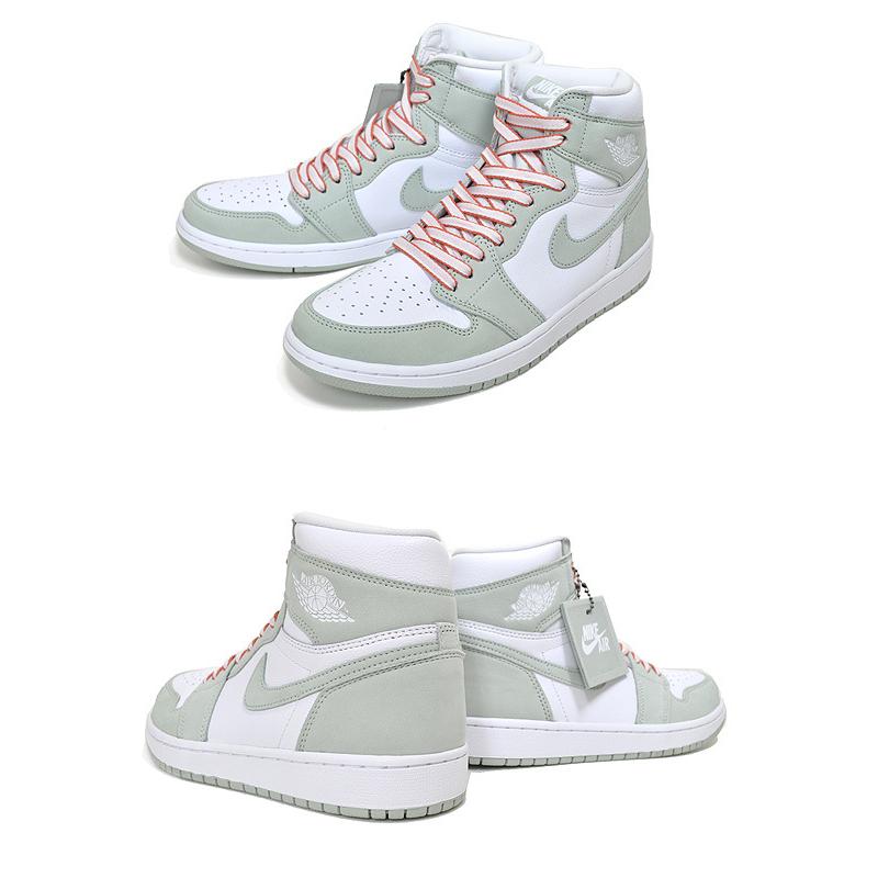 エア ジョーダン 1 NIKE WMNS AIR JORDAN HI OG seafoam/white-heling orange ...