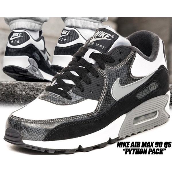 NIKE AIR MAX 90 QS PYTHON white/particle grey-anthracite cd0916-100 ナイキ エアマックス パイソン スニーカー 蛇柄 ...