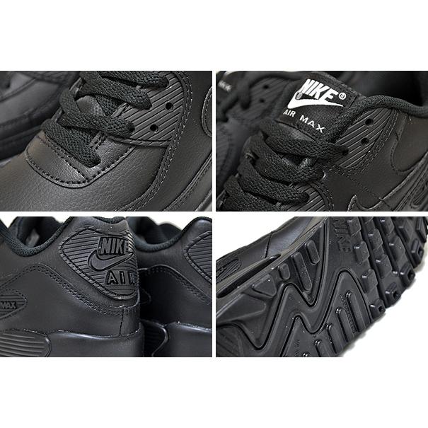 エア マックス NIKE AIR MAX 90 LTR (GS) black/black-black-white cd6864-001 ナイキ ...