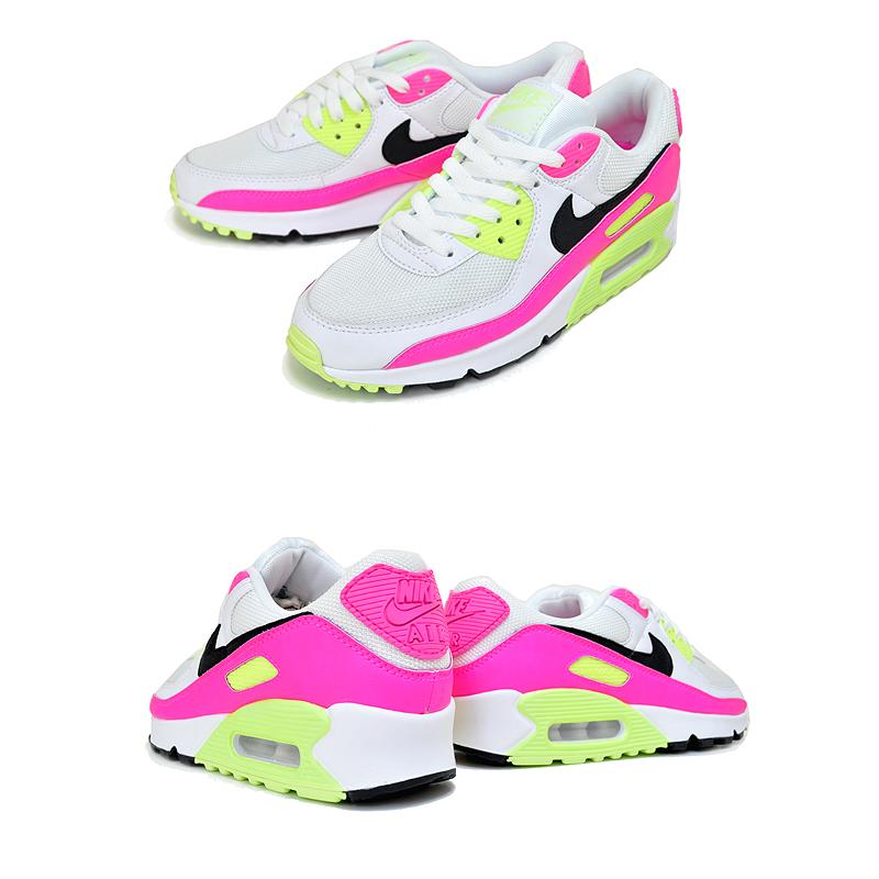 NIKE WMNS AIR MAX 90 white/black-pink blast ct1030-100 ナイキ ウィメンズ エアマックス ...