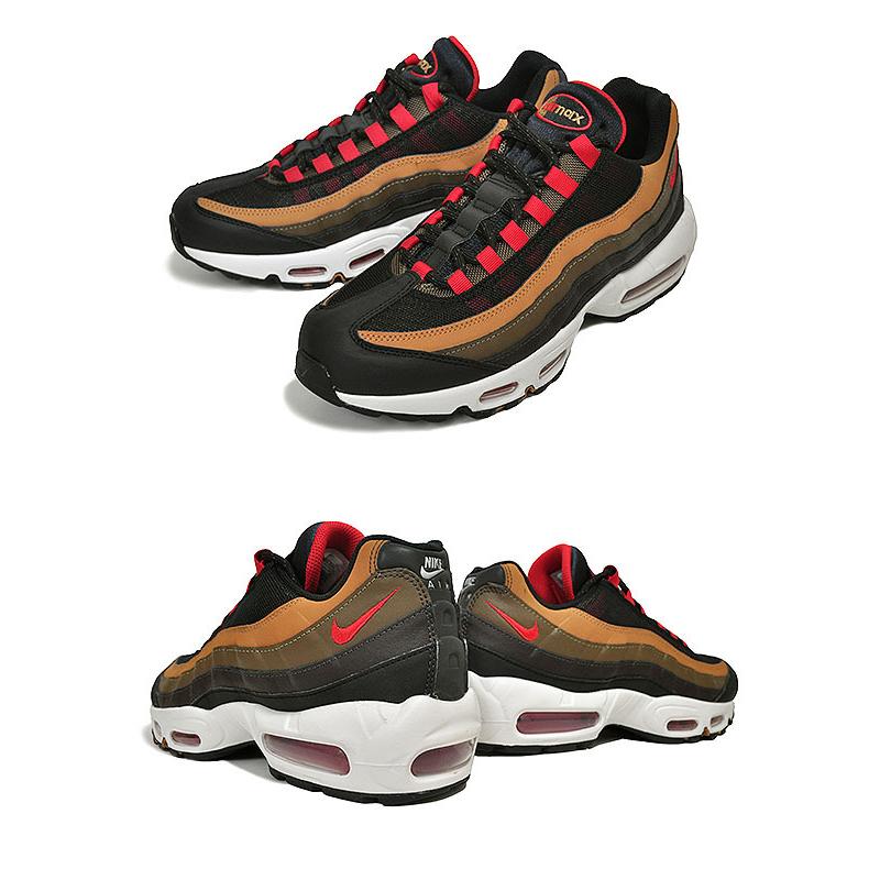 エア マックス 95 NIKE AIR MAX ESSENTIAL yukon brown/university red ct1805-200 ...