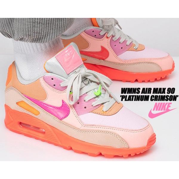 NIKE WMNS AIR MAX 90 bright crimson/purple platinum ct3449-600 ナイキ ...