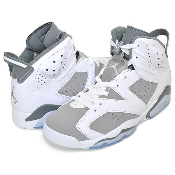 エア ジョーダン 6 NIKE AIR JORDAN RETRO white/medium grey-cool grey ct8529-100 ...