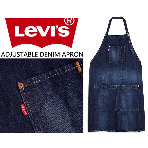 Levi's（リーバイス） LEVIS ADJUSTABLE DENIM APRON DENIM BLUE d6286-0001 Blacks22H2469 デニム エプロン ジーンズエプロン ...
