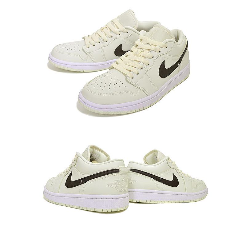 エア ジョーダン 1 NIKE WMNS AIR JORDAN LOW coconut milk/black-white dc0774-121 ...