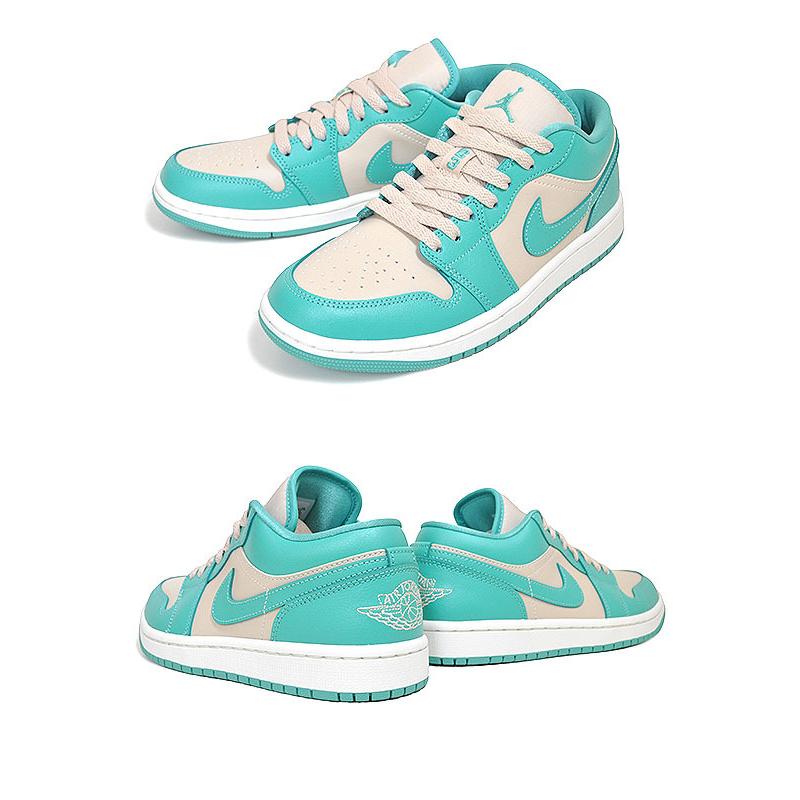 エア ジョーダン 1 NIKE WMNS AIR JORDAN LOW sanddrift/washed teal-sail dc0774 ...