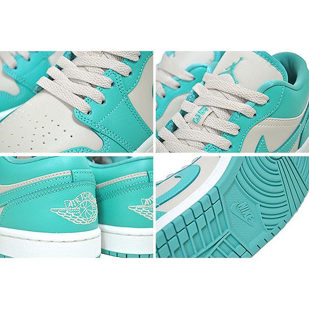 エア ジョーダン 1 NIKE WMNS AIR JORDAN LOW sanddrift/washed teal-sail dc0774 ...