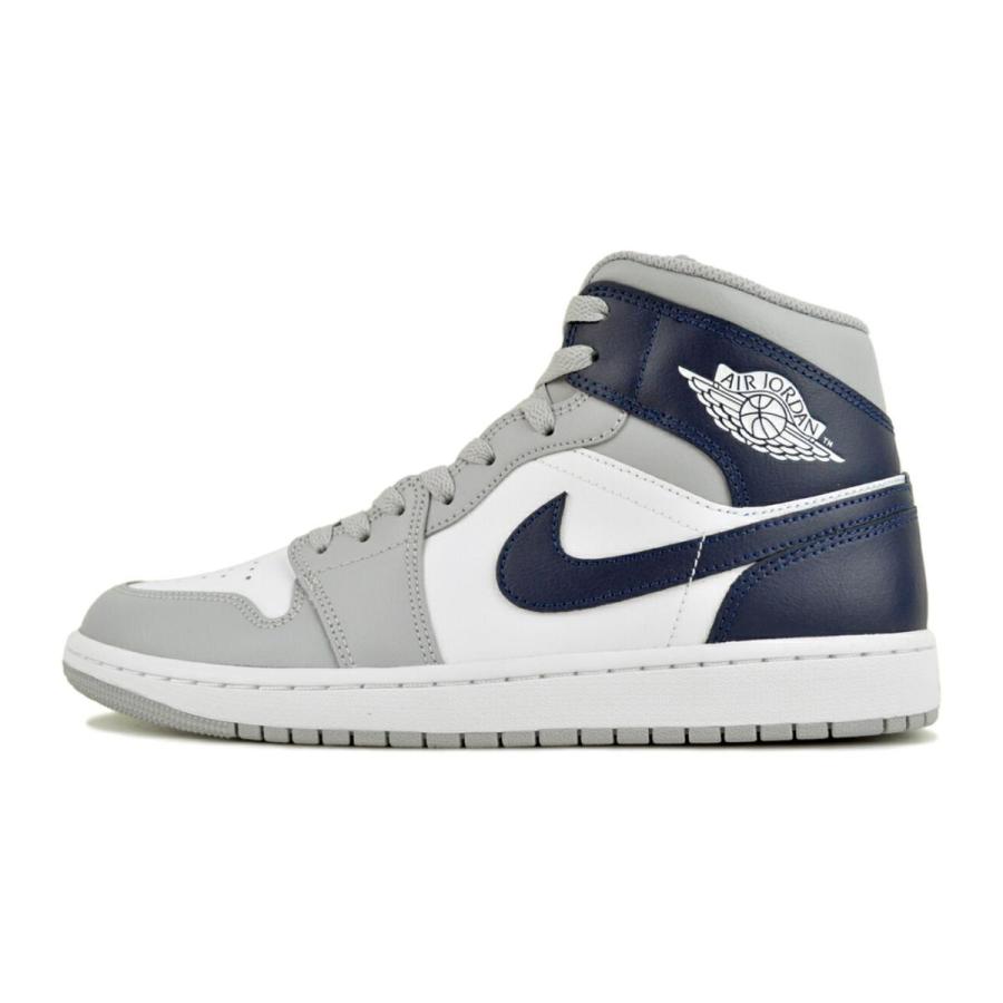 エア ジョーダン 1 NIKE AIR JORDAN MID white/midnight navy-wolf grey dq8426-104 ...