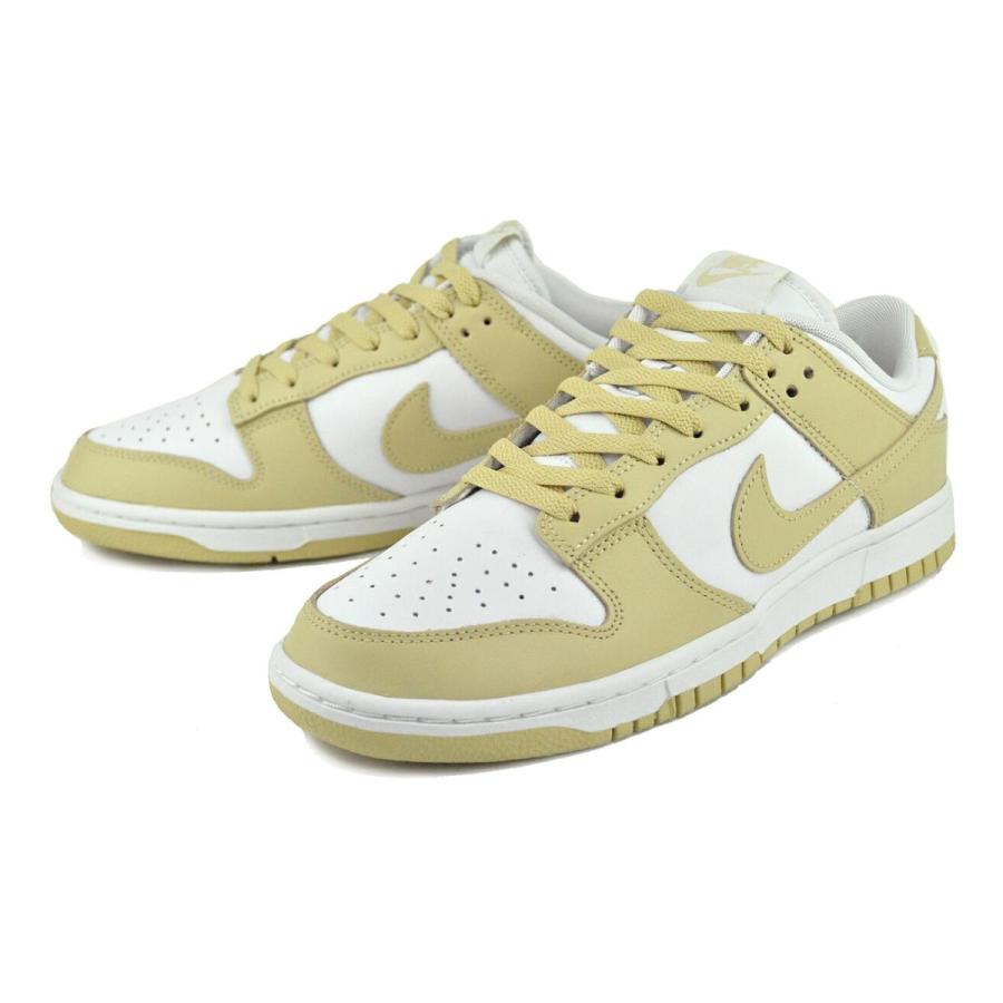 NIKE（ナイキ） NIKE DUNK LOW RETRO BTTYS wht/team gold-wht-wht dv0833-100 ...