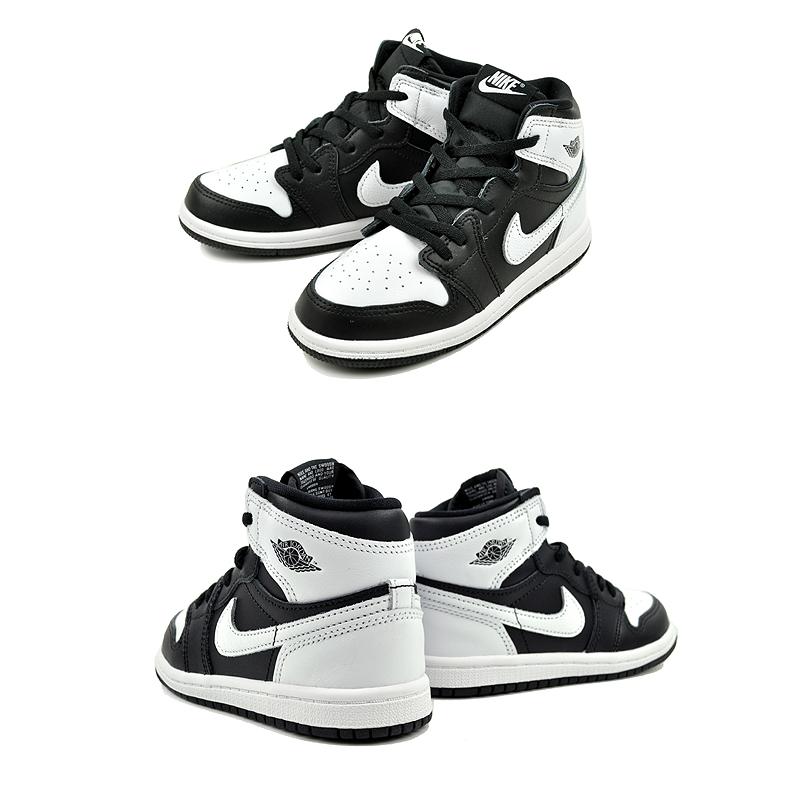 エア ジョーダン 1 NIKE JORDAN RETRO HIGH OG (TD) black/white-wht fd1413-010 ...