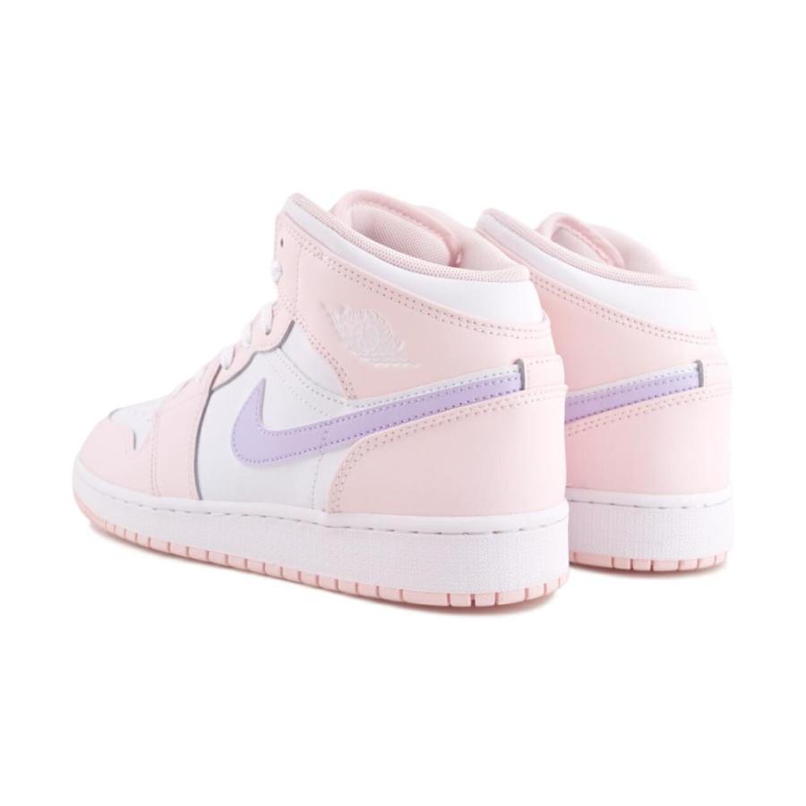 NIKE AIR JORDAN 1 MID (GS) pink wash/violet frost-white fd8780-601 ナイキ ...