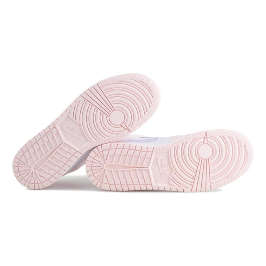 NIKE AIR JORDAN 1 MID (GS) pink wash/violet frost-white fd8780-601 ナイキ ...