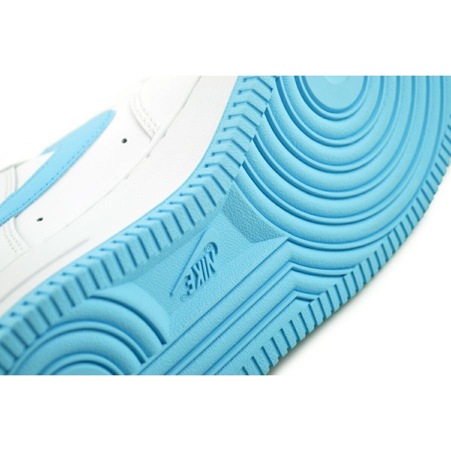 NIKE（ナイキ） NIKE AIR FORCE 1 07 white/aquarius blue-white fq4296-100 エア ...