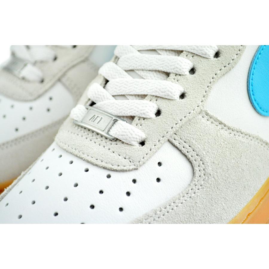 NIKE（ナイキ） NIKE AIR FORCE 1 07 LV8 phantom/baltic blue-gum yellow fq8714 ...